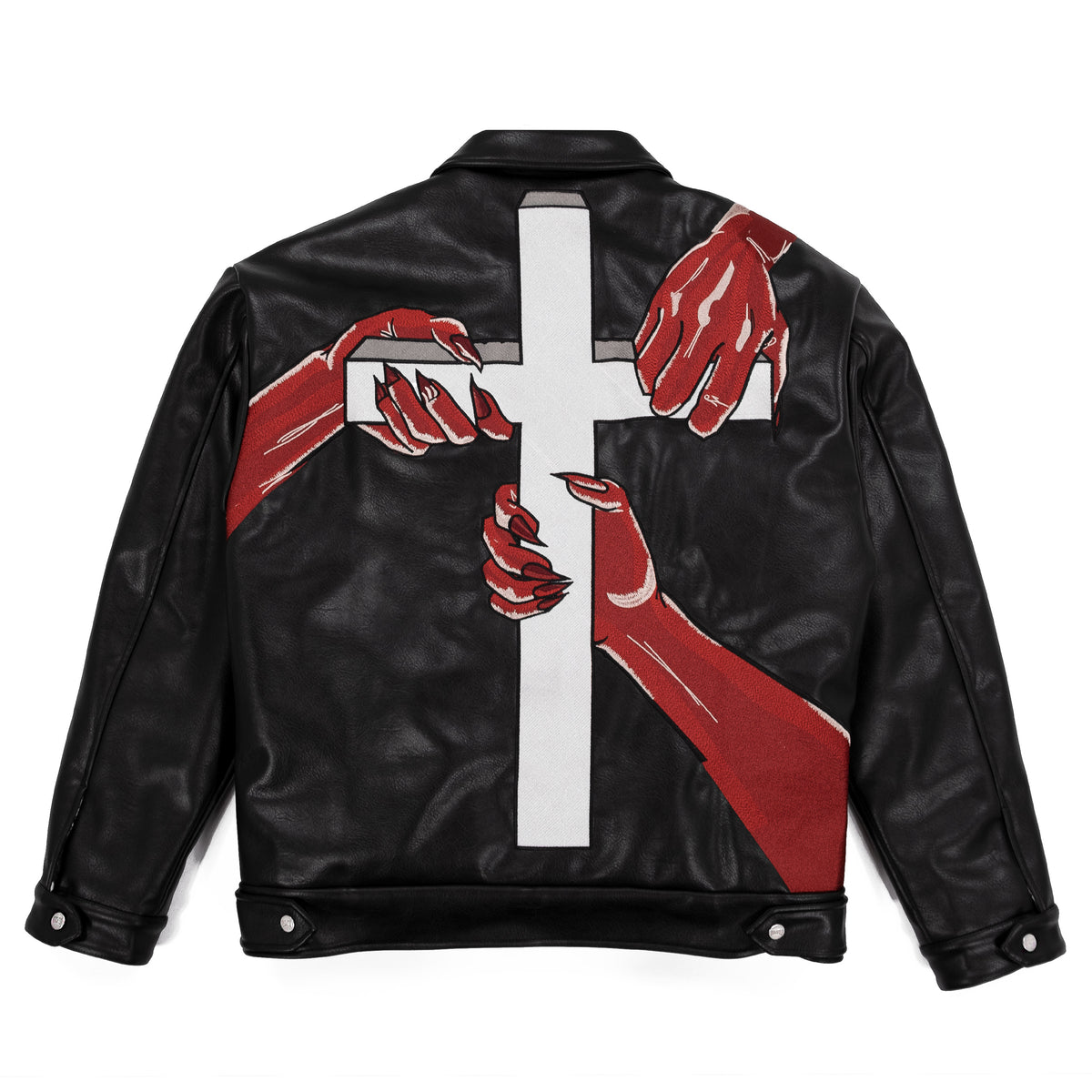 DEVILS GRASP LEATHER JACKET – UNWANTED